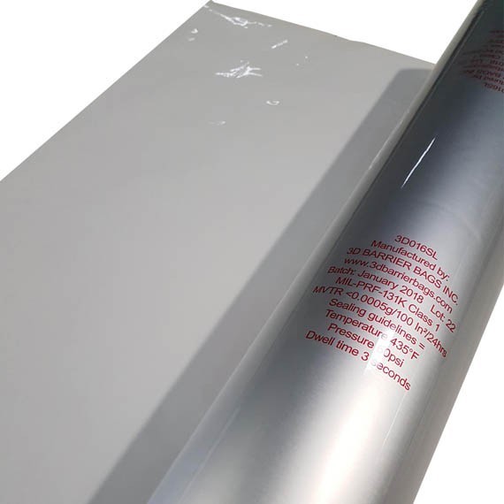 Aluminum Barrier Foil Continuous Tubing | 3D Barrier Bags